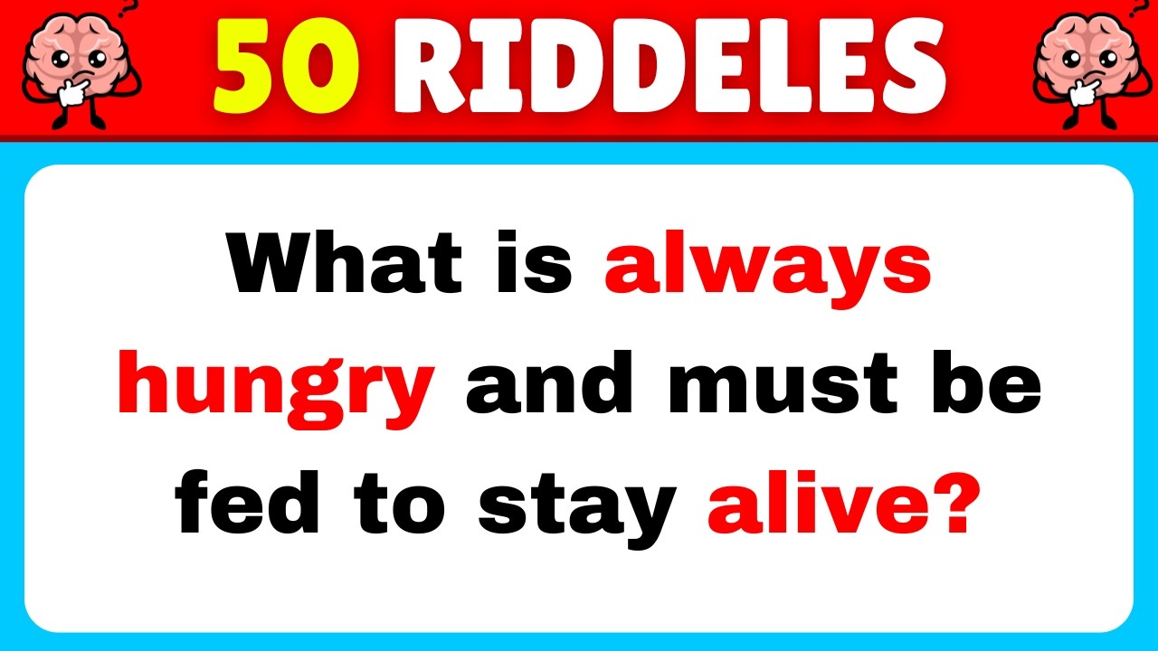 50 Riddles That Will Test Your Brain Speed | Brain Teasers & Riddle ...
