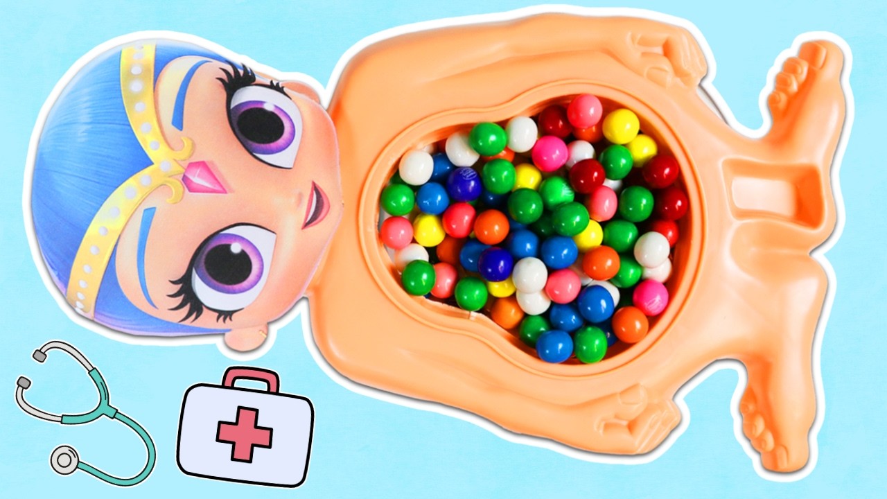 Play Doh Operation Gumball Belly Surprises! - YouTube