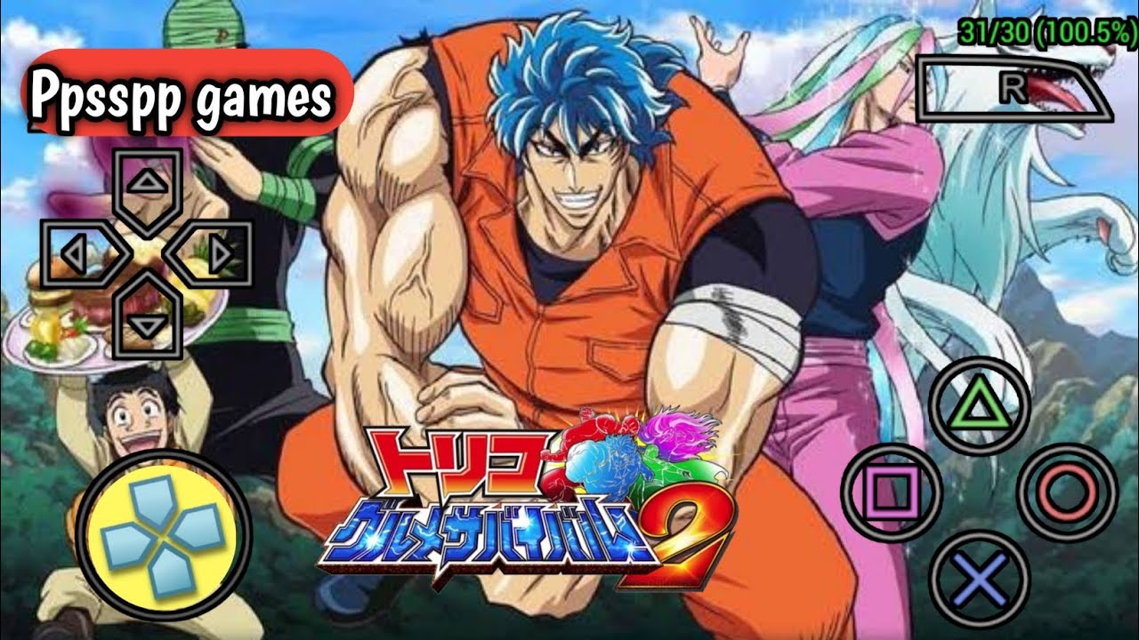 Toriko - Gourmet Survival 2 on ppsspp game #ppsspp #psp # ...