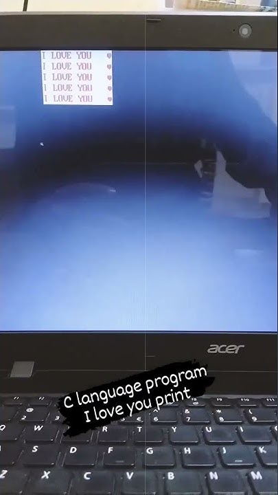 #shorts #viral #programming I love you print C language program || nkcoding #ytshorts #trending ...