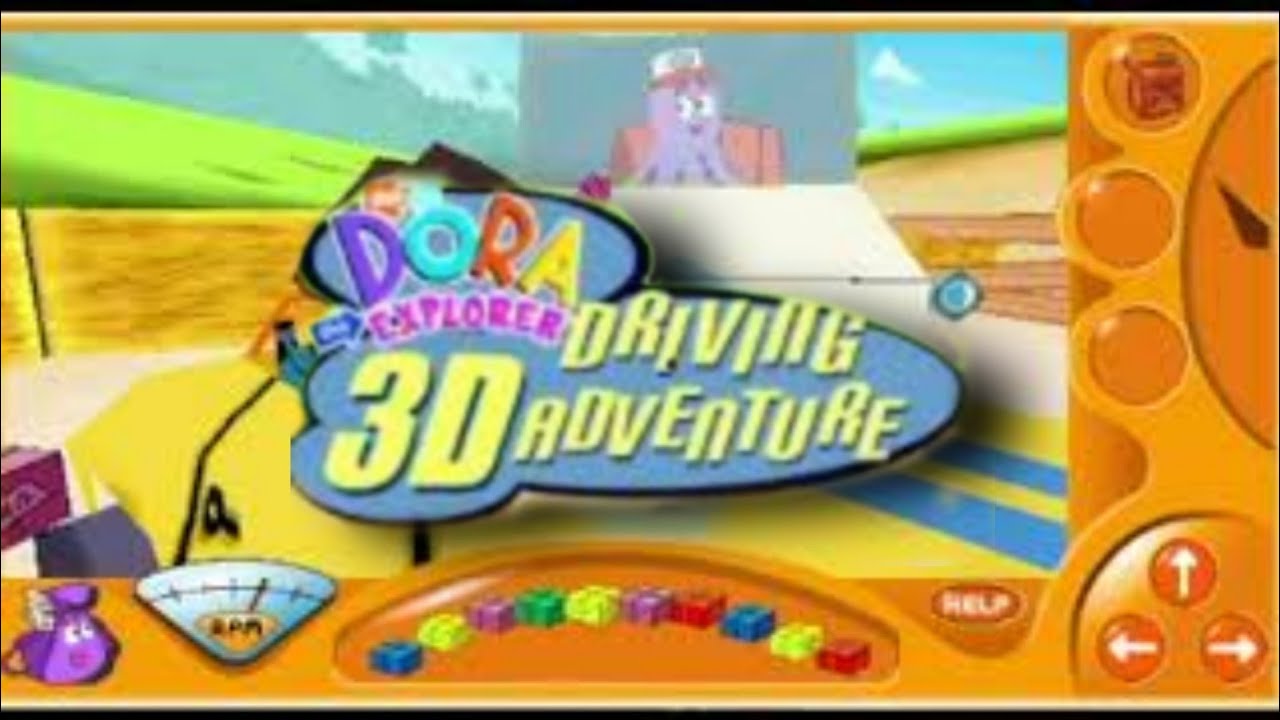 Dora The Explorer: Dora's 3D Driving Adventure - Old Flash Games - YouTube