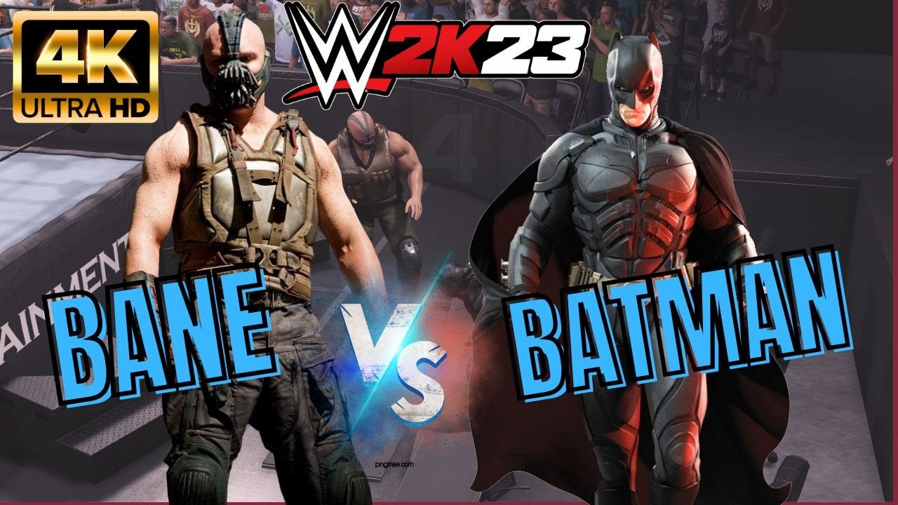 WWE 2K23 BATMAN VS BANE | WWE 2K23 4K QUALITY - YouTube