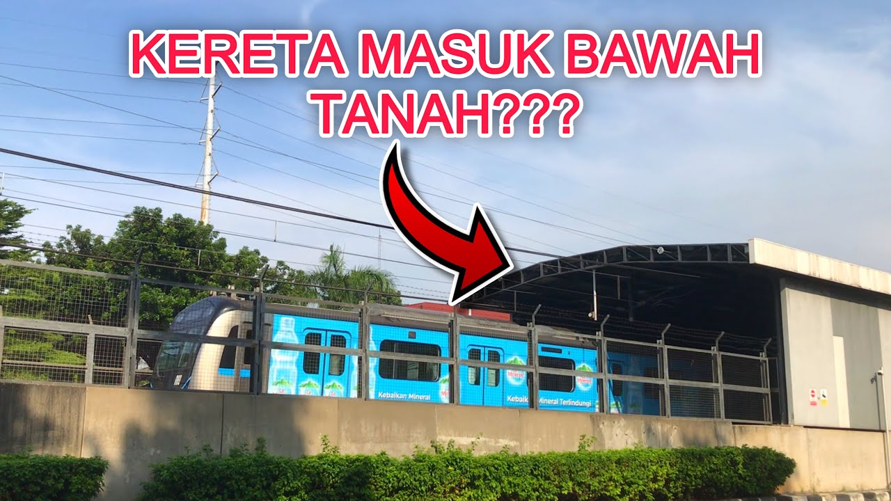 KERETA MRT JAKARTA DI STASIUN ASEAN - YouTube