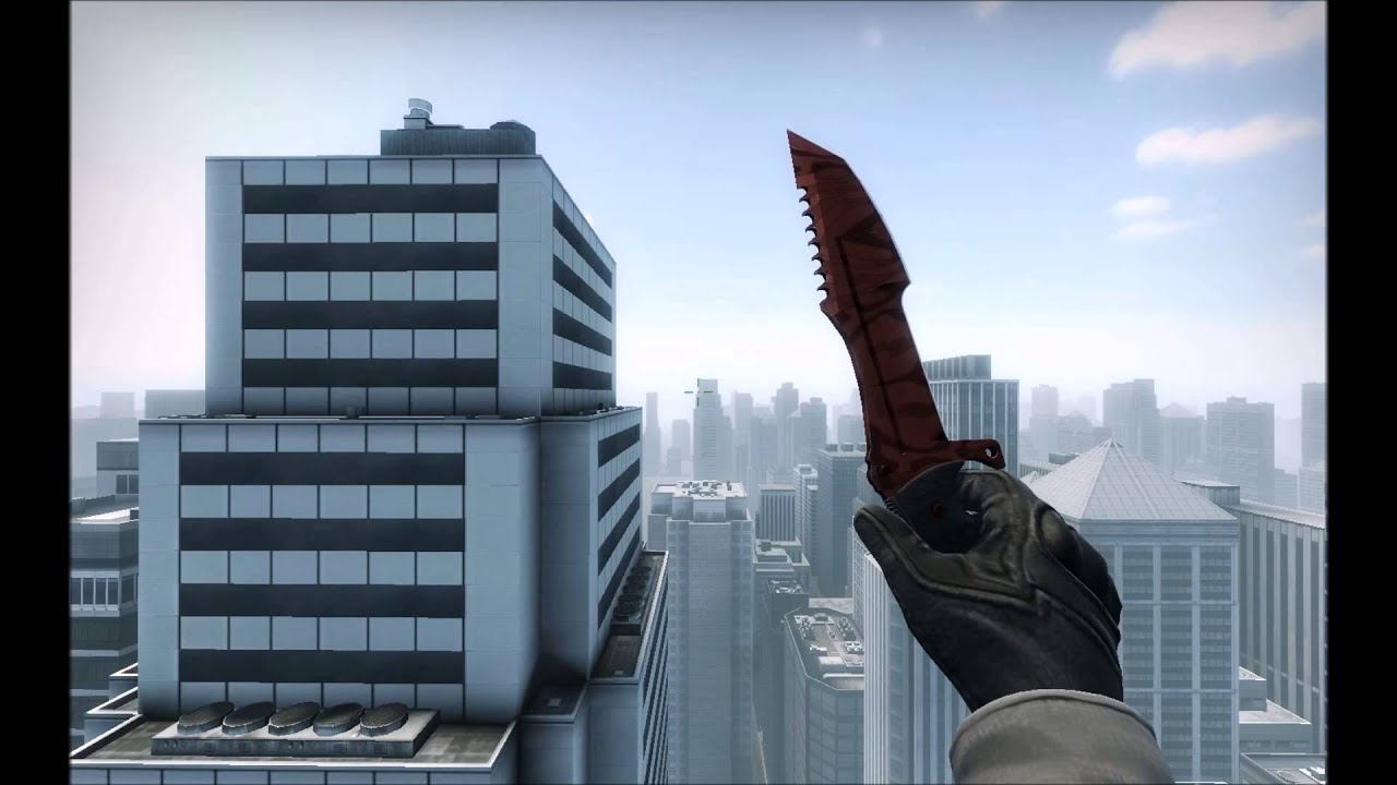 CSGO Item Showcase - Huntsman Knife Slaughter - YouTube