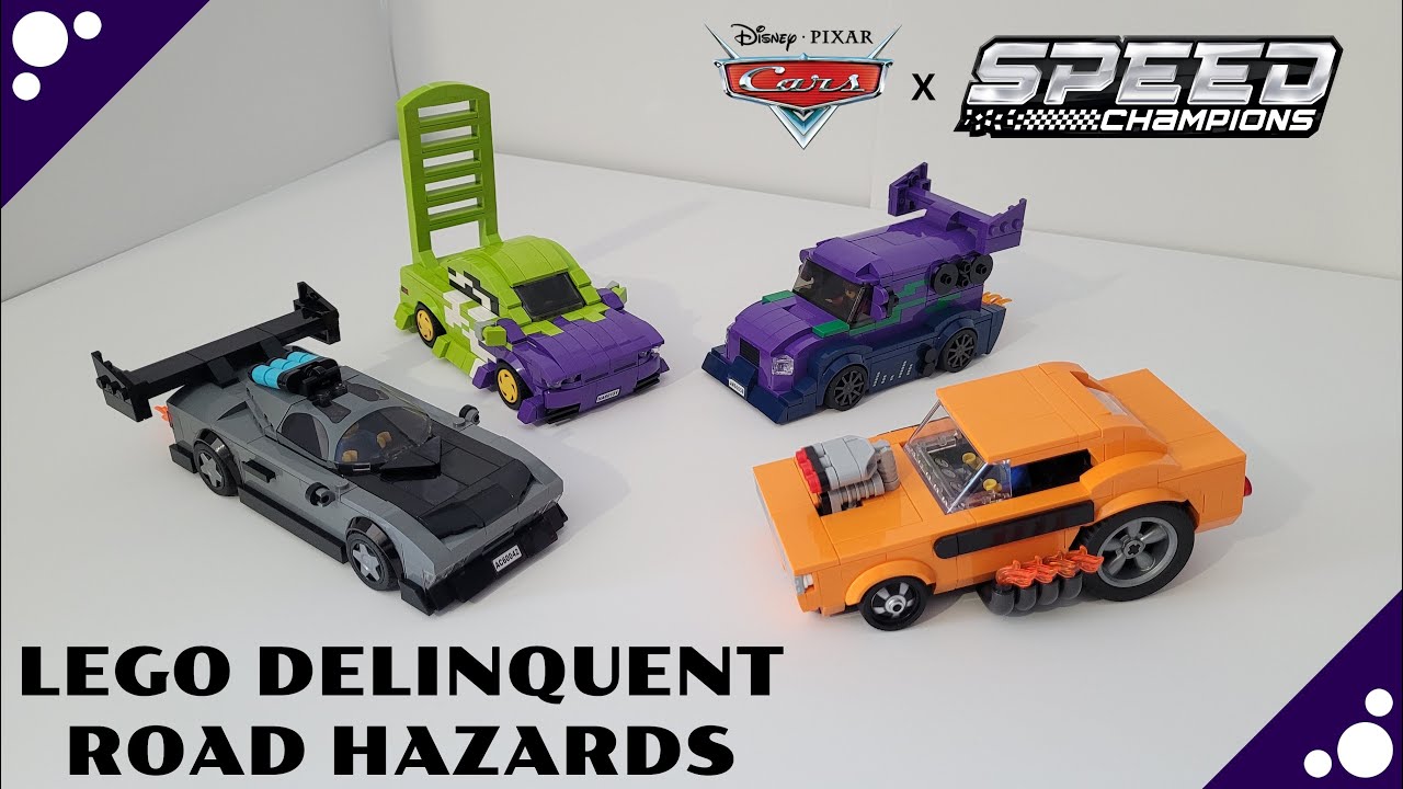 Lego Pixar Cars ‘Delinquent Road Hazards’ MOC showcase - YouTube