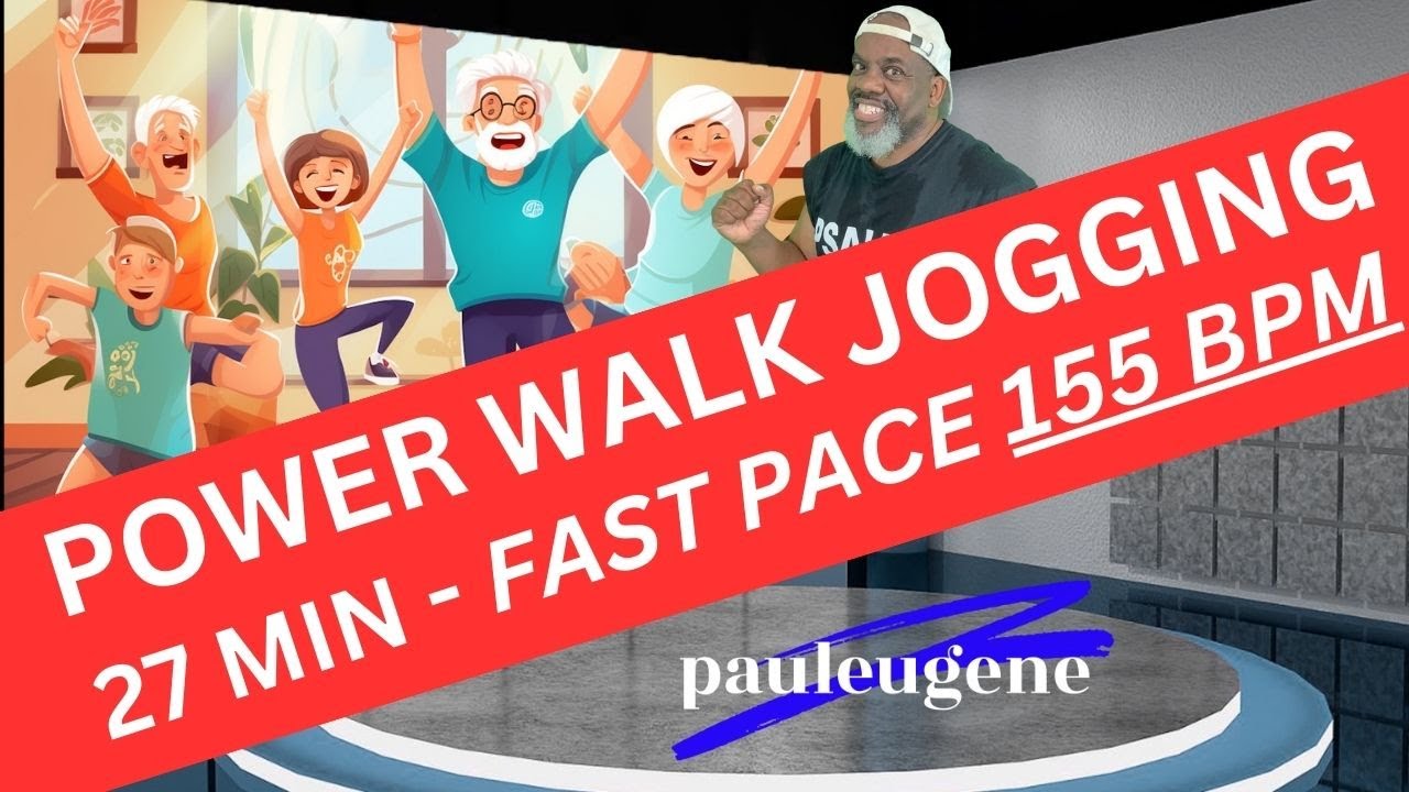 Effective Low Impact Power Walking & Jogging Workout at 155 BPM - 27 ...
