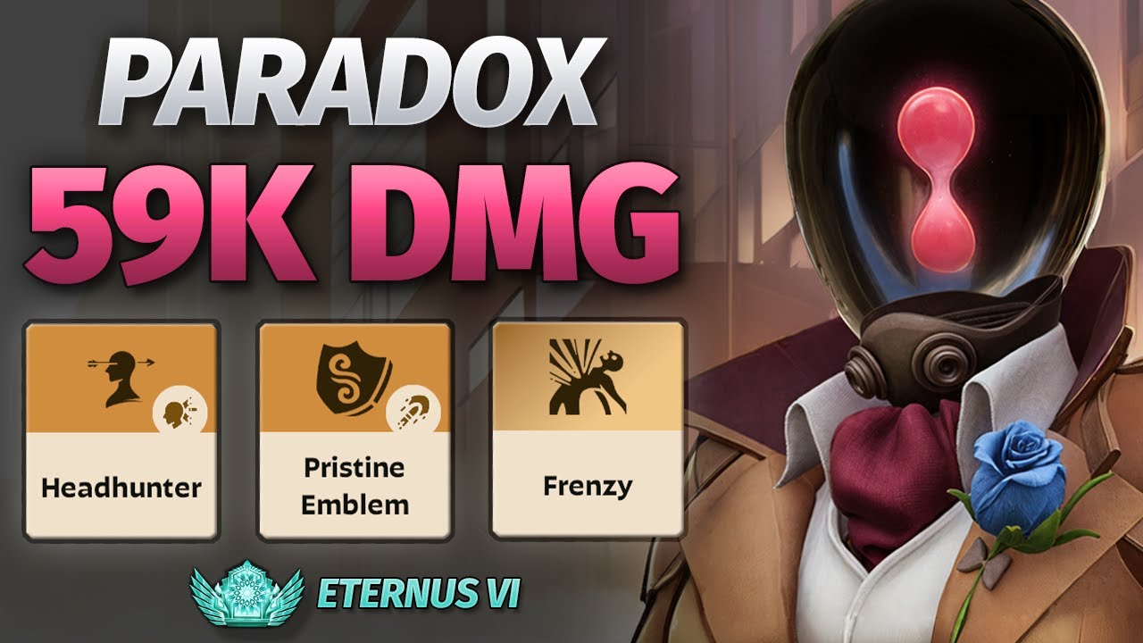 Paradox: GUN DAMAGE Build, Eternus Ranked Deadlock Replay - YouTube