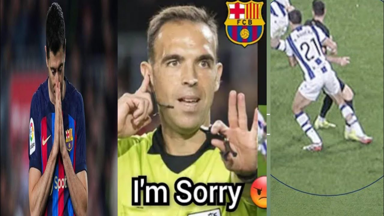 lewandowski offside goal barcelona vs real sociedad Why Lewa’s Offside ...