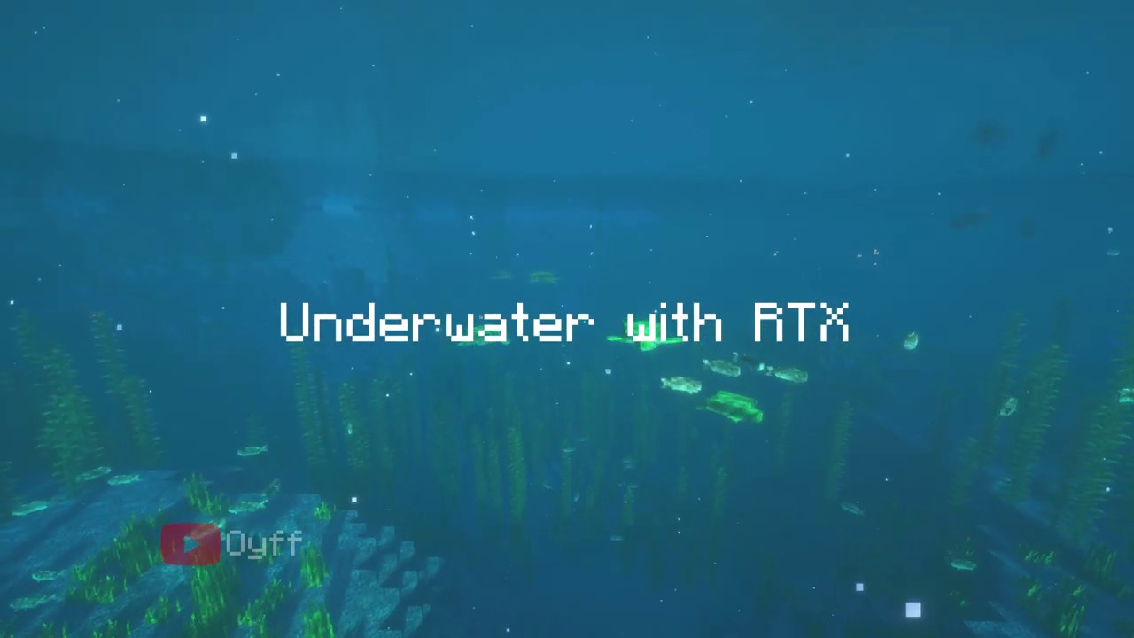 Minecraft ray tracing underwater looks better than real life - YouTube