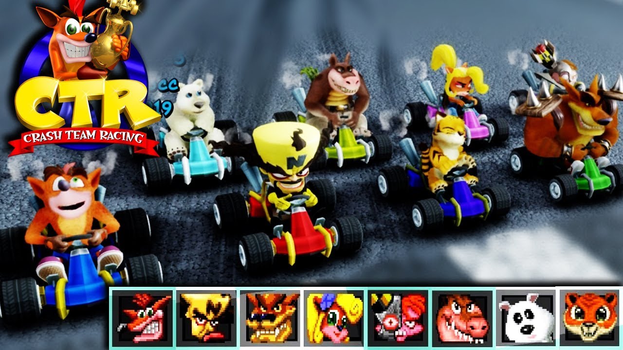 Crash Team Racing 1999 in CTR: Nitro-Fueled - Full Races #41 - YouTube