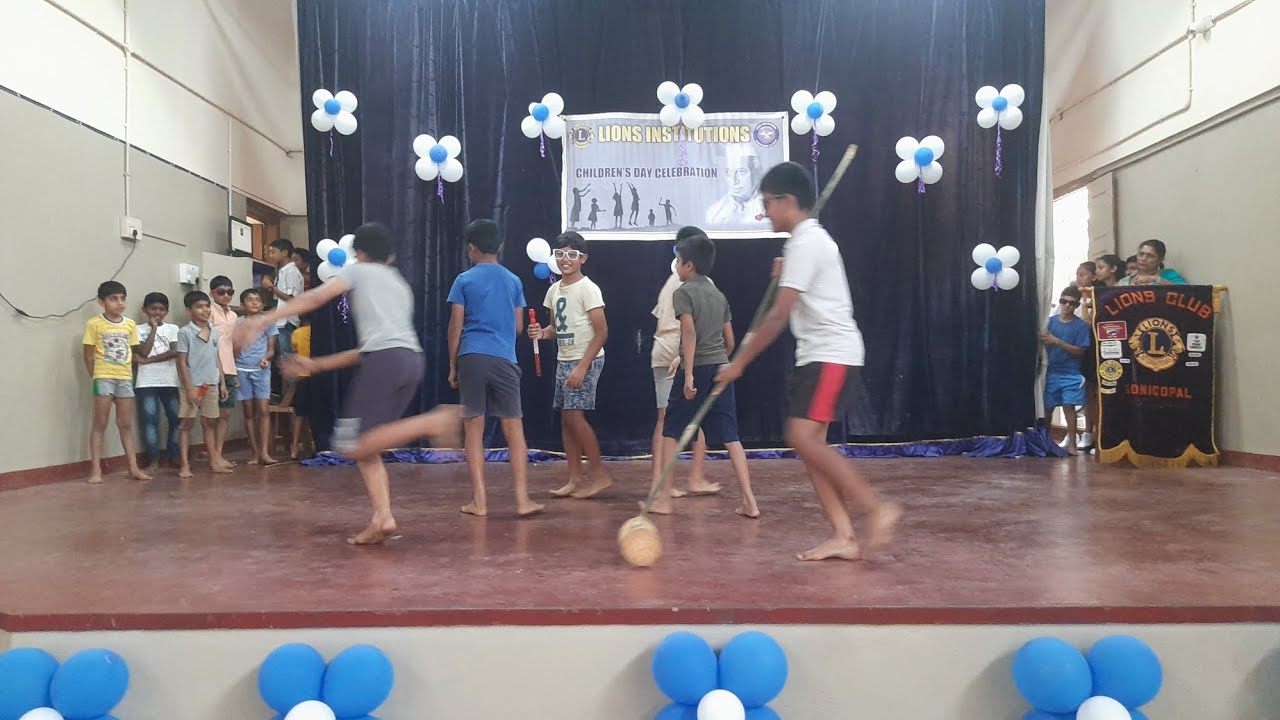 Olden Days Games by Lions School - Children's Day Special - YouTube
