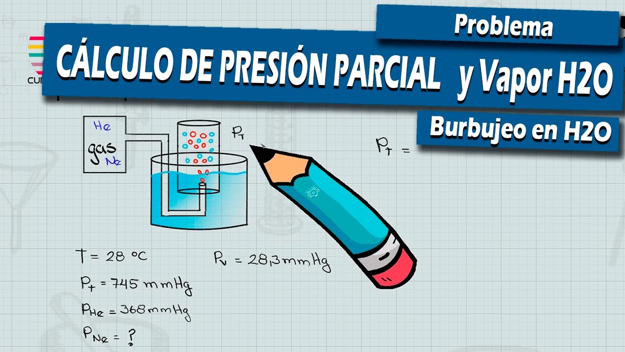(31/20) CÁLCULO DE PRESIÓN PARCIAL BURBUJEO EN AGUA, CALCULATION OF ...
