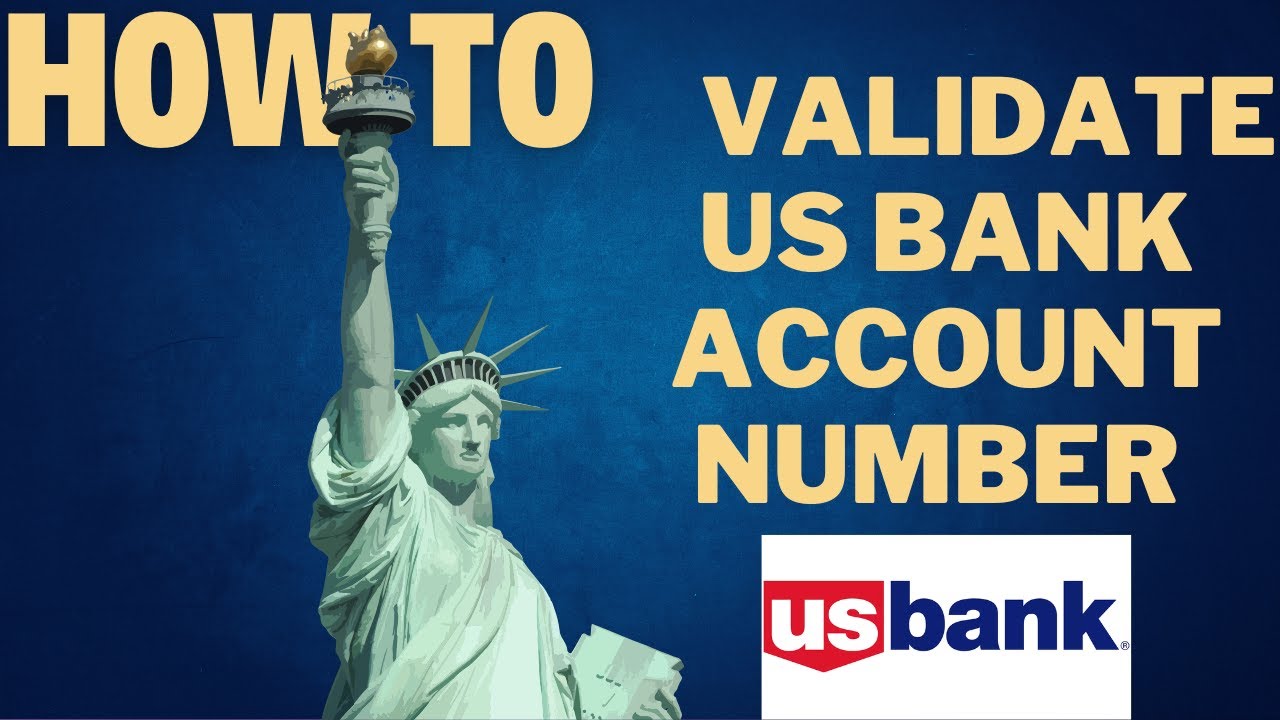 How to Validate US Bank Account Number l DOUBLE Z - YouTube