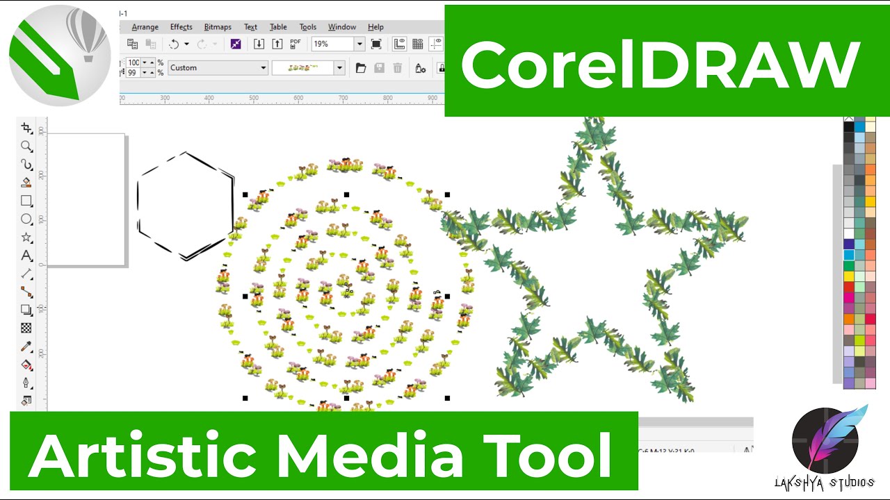 Artistic Media Tool Coreldraw Class 25 Youtube