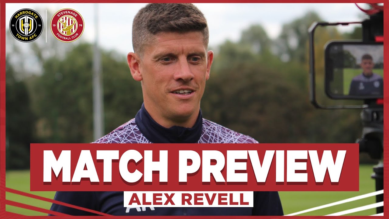 Alex Revell looks ahead to Harrogate | Pre-Match Interview - YouTube