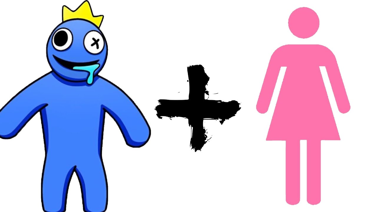 Blue + Woman = ??? Rainbow Friends Animation - YouTube