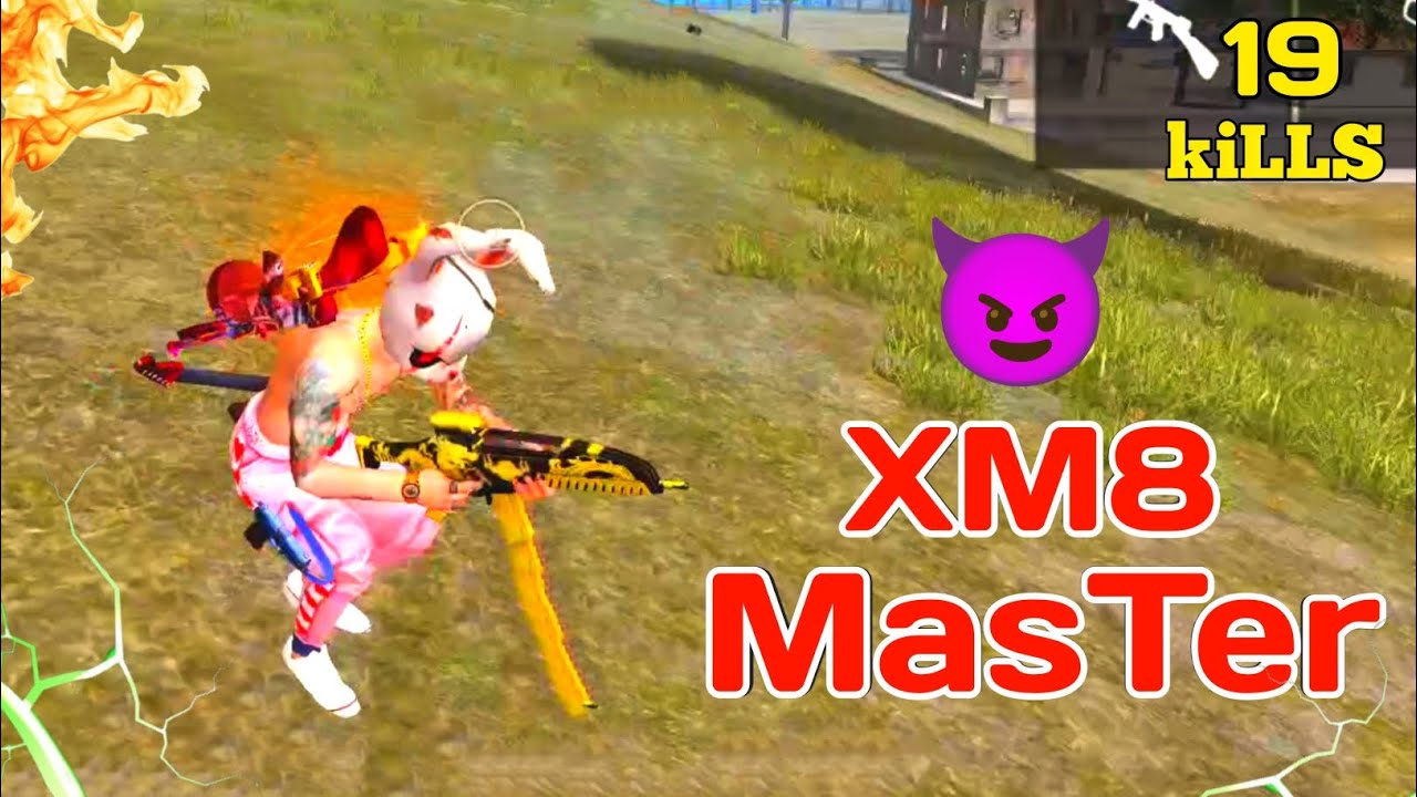 19 KiLLs 😈 XM8 gun master ⚡ 99% Headshot Rate - Garena free fire - YouTube