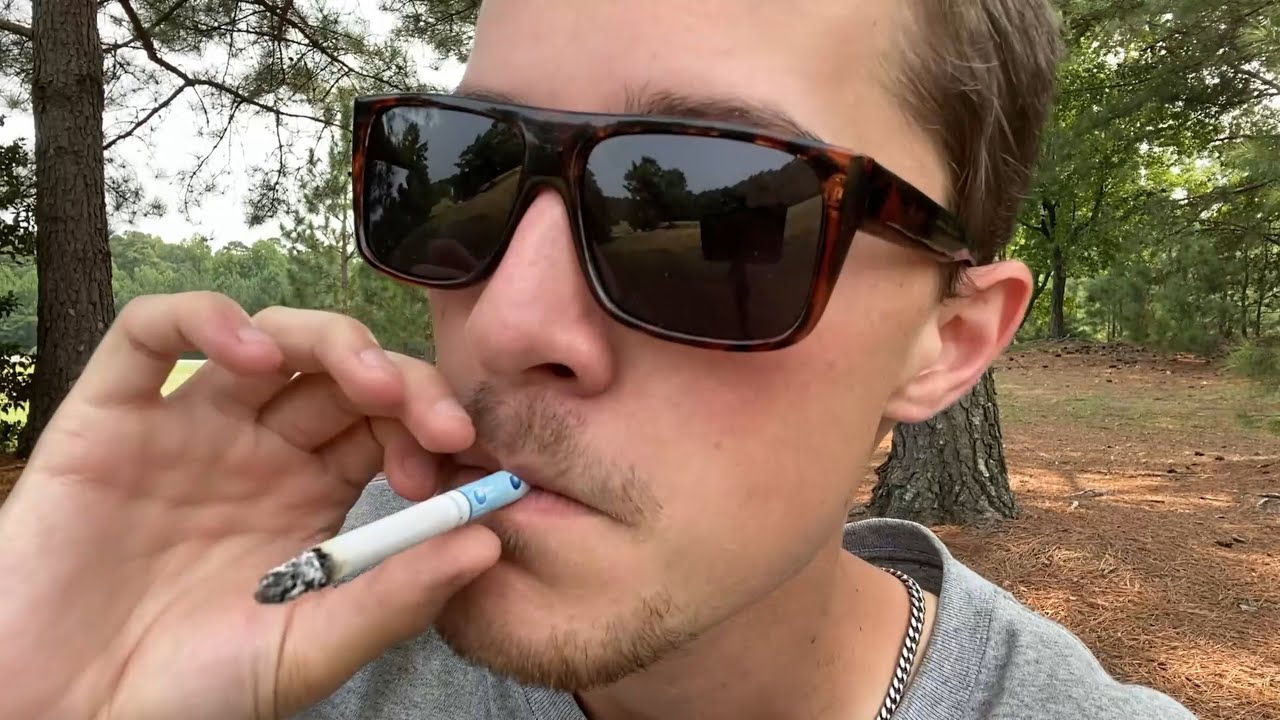 I Sped Up a Video of Me Smoking a Cigarette to Smoke 2x as Fast - YouTube