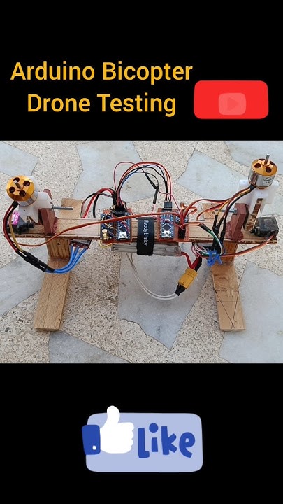 Bicopter Drone|Arduino Bicopter Drone|Arduino Projects|Cheap Drone #shorts #drone #arduino # ...