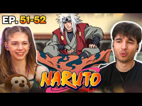 JIRAIYA !! 🔥 Naruto Episodes 51 & 52 REACTION!