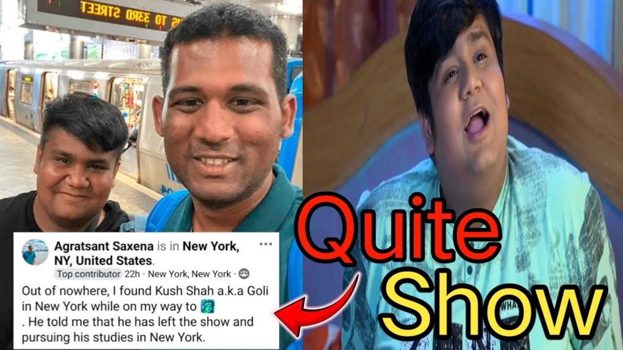 Goli left Tarak Mehta ka ooltah chasma serial || why left TMKOC goli # ...