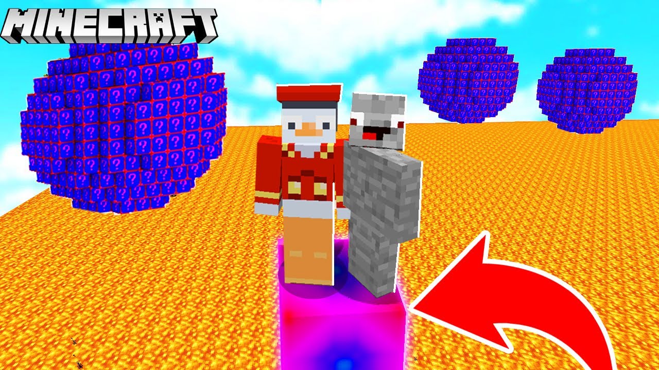 Überleben auf Einem SHADE BLOCK in MInecraft - YouTube