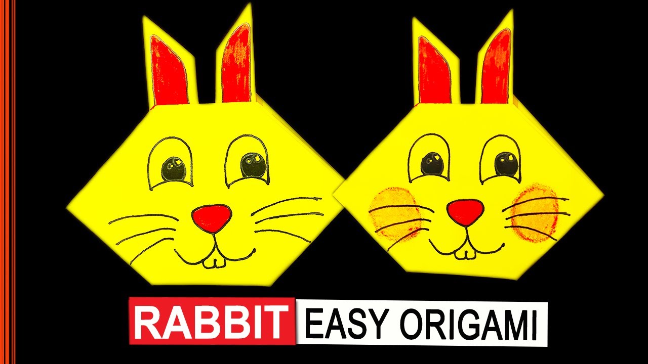 How To Make A Paper Rabbit Face Paper Bunny YouTube How To Make A Paper Rabbit Face Paper Bunny YouTube