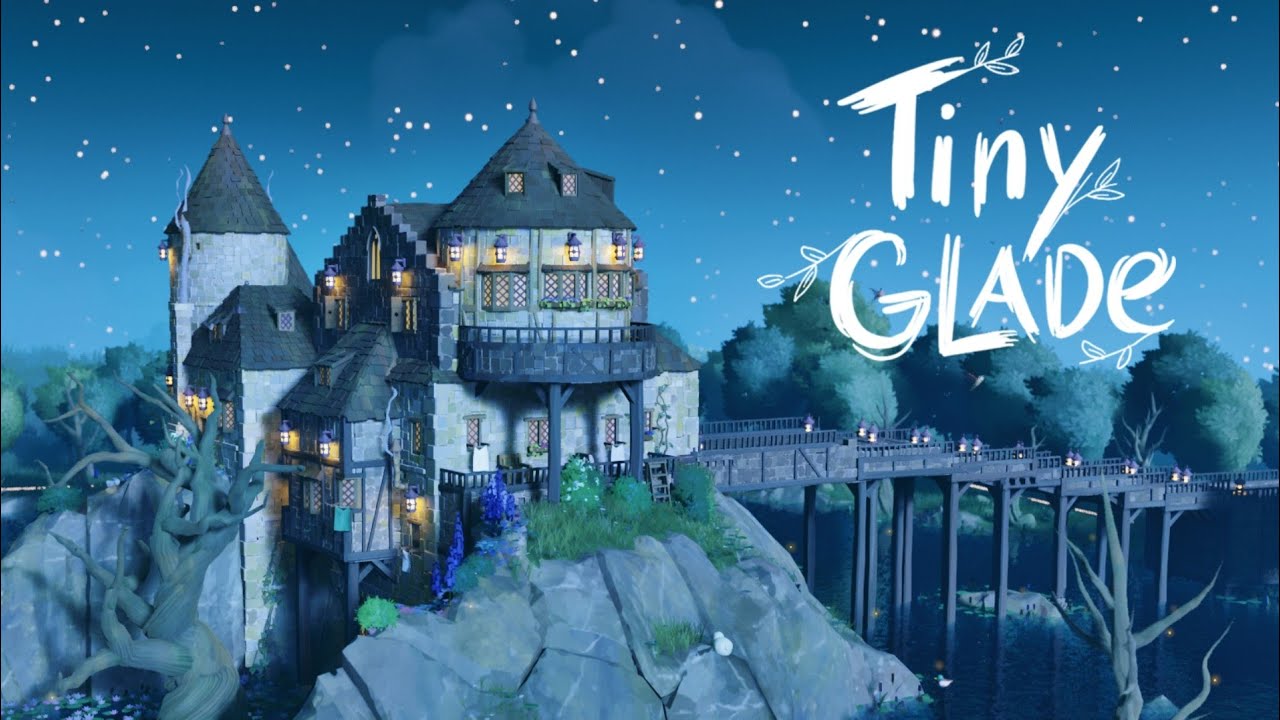 Moon Temple💫 Speed Build 🏡Tiny Glade #TinyGlade - YouTube