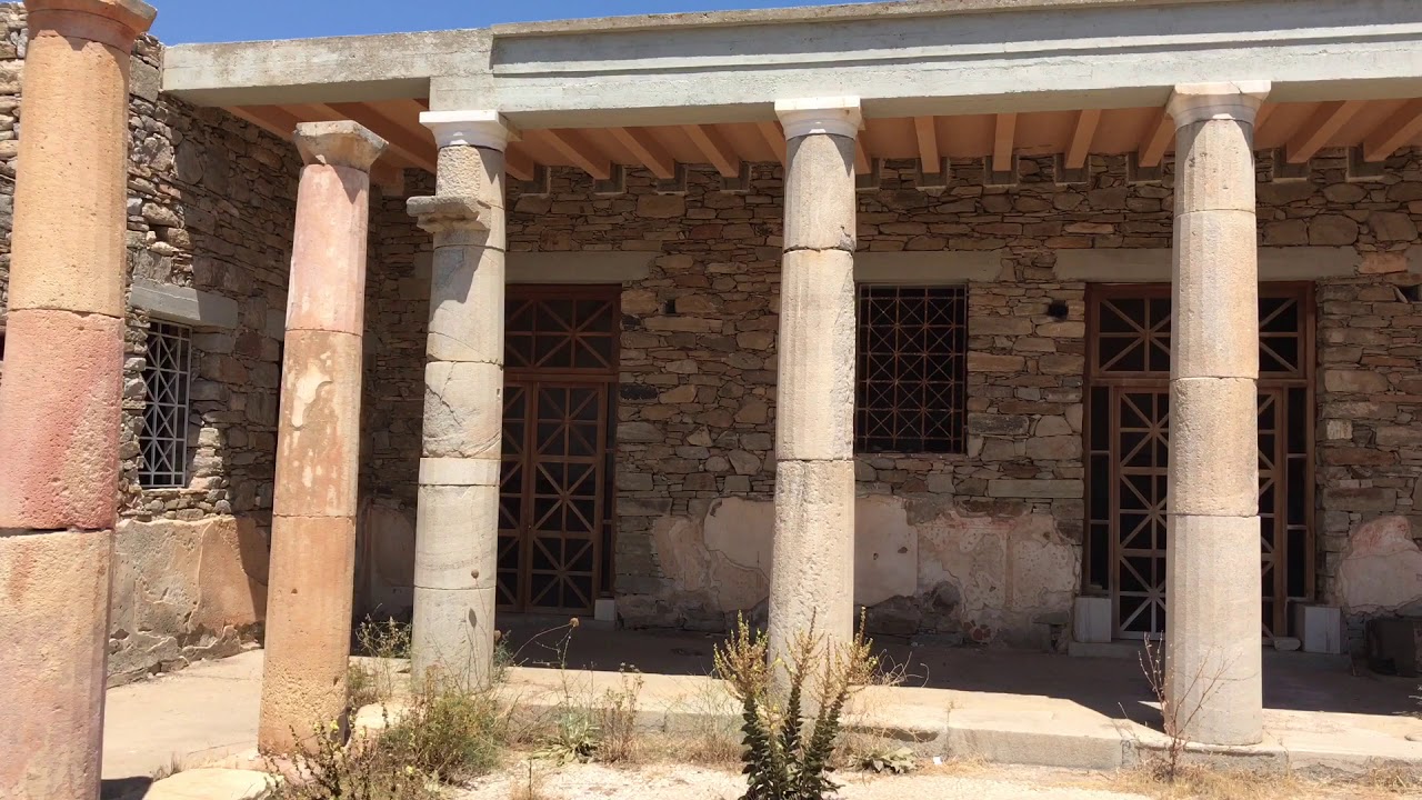 House of the Masks Delos Island ruins Greece. - YouTube
