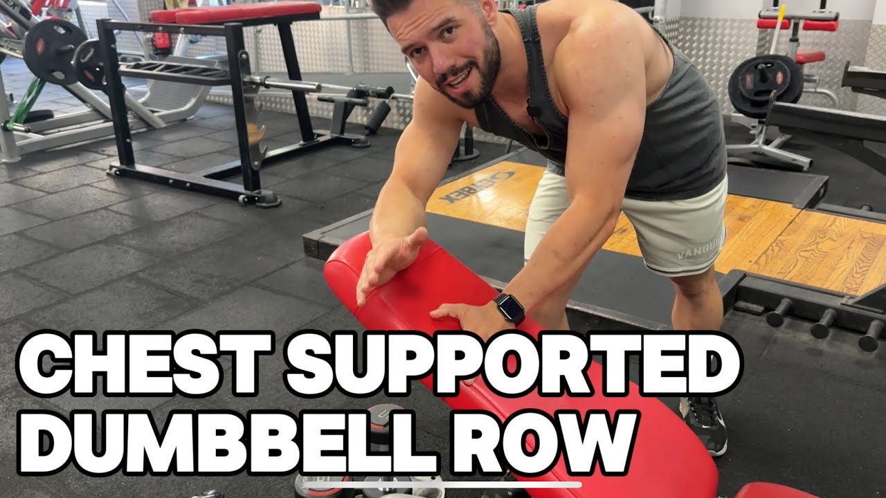 Chest Supported Dumbbell Row - Exercise Tutorial - YouTube