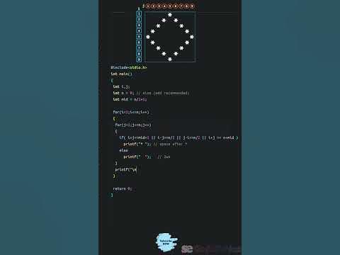Hollow diamond pattern program in less than 60 seconds #shorts #shortvideo #shortsfeed # ...