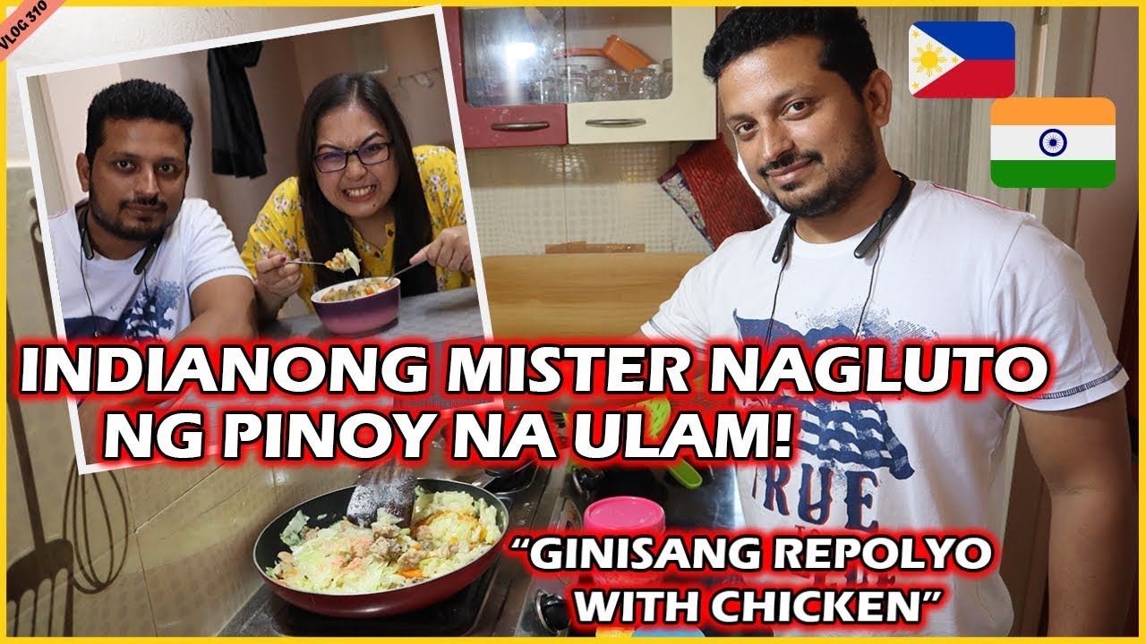 NAGLUTO SI MISTER NG PINOY NA ULAM "GINISANG REPOLYO WITH CHICKEN" II ...