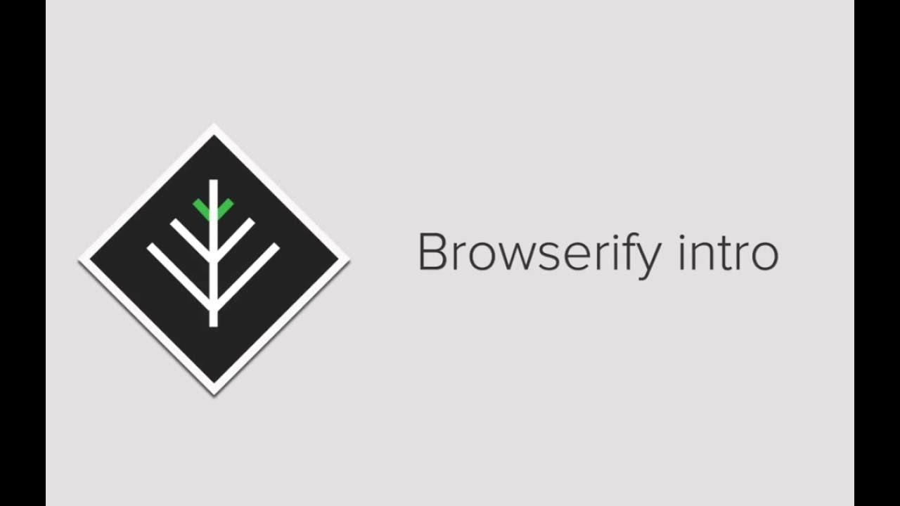 browserify: How to use npm modules in the browser - YouTube