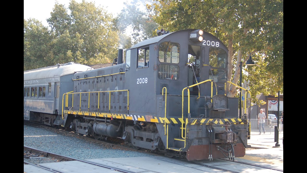 USAX #2008 On The Sacramento Southern Railroad - YouTube