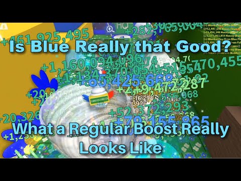 What a Boost really looks like for a Blue Player | Bee Swarm Simulator ...