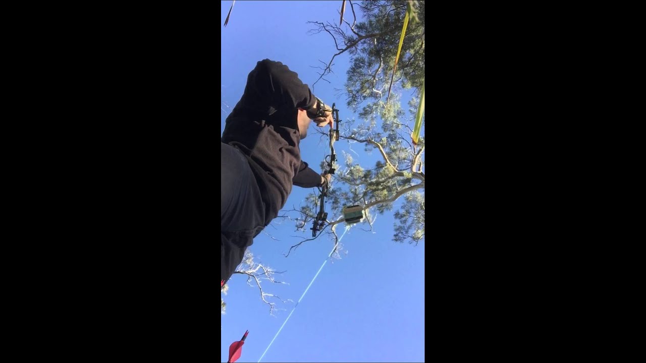 Extreme angle archery shots - YouTube