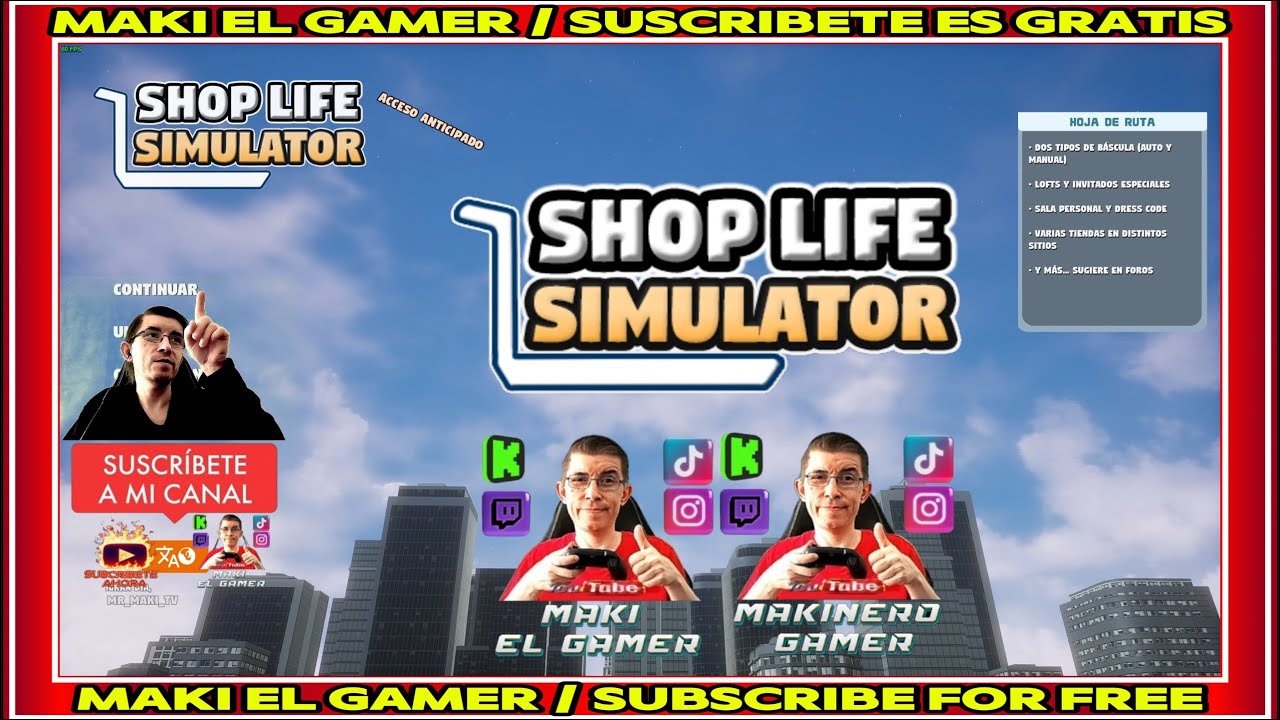 🏪 SHOP LIFE SIMULATOR #1 (ES) GAMEPLAY 🏗️🛍️ - YouTube