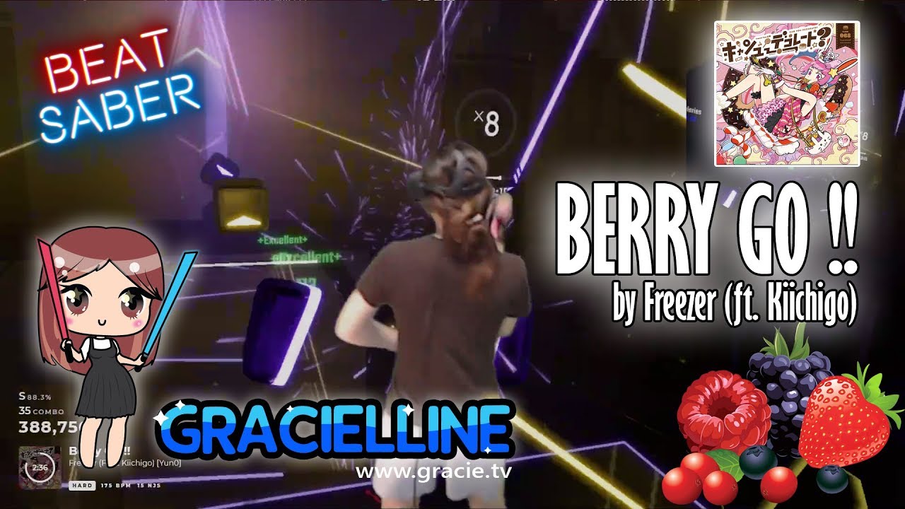 【Beat Saber】 Freezer (ft. Kiichigo) – Berry Go !! ~Mixed Reality Dance ...