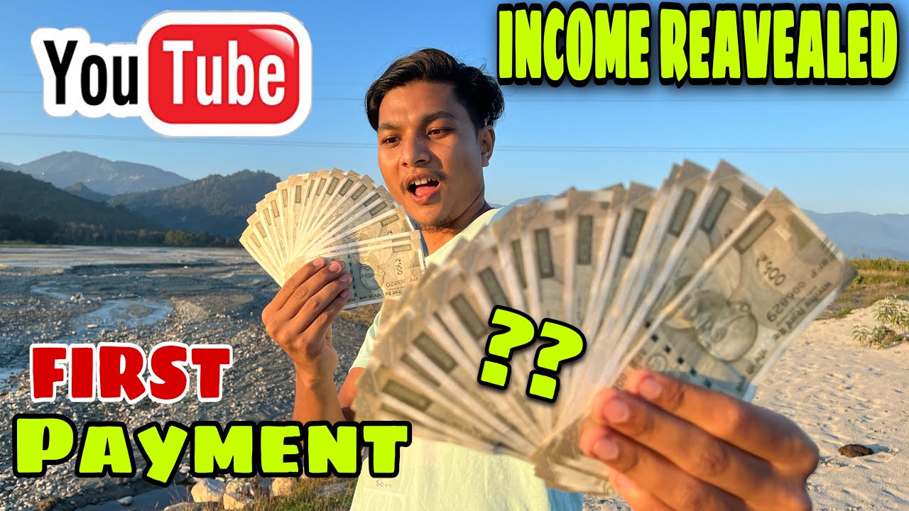 My First YouTube Income 🤑 - YouTube