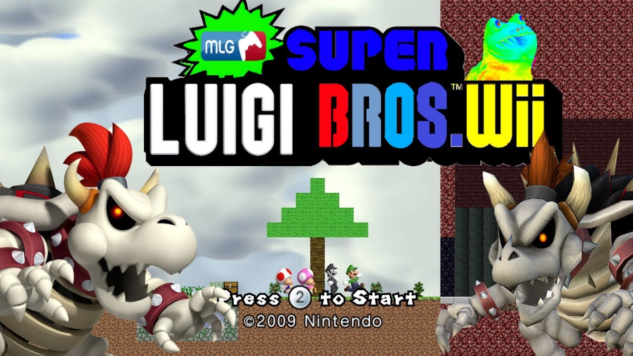 MLG Super Luigi BROS.Wii - 100% Complete Walkthrough - YouTube