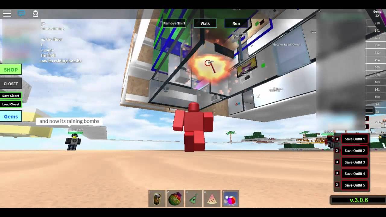 Roblox Exploiting Part 4 Beach House Roleplay Youtube