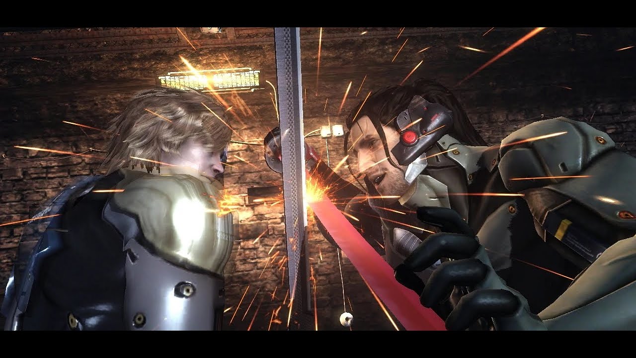 Raiden vs Sam on train - rematch - YouTube