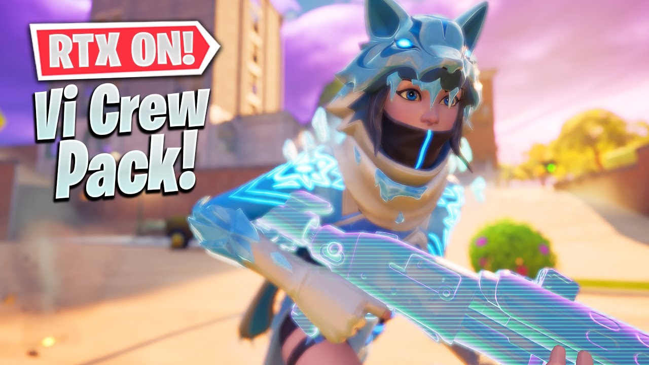 *NEW* Vi Crew Pack with RTX On! (Fortnite Crew) - YouTube