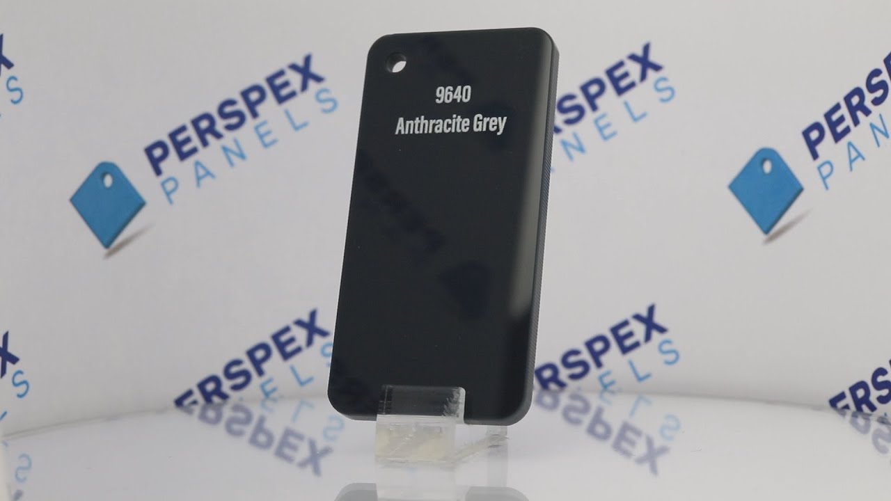 Anthracite Grey Perspex® 9640 - Perspex Panels - YouTube