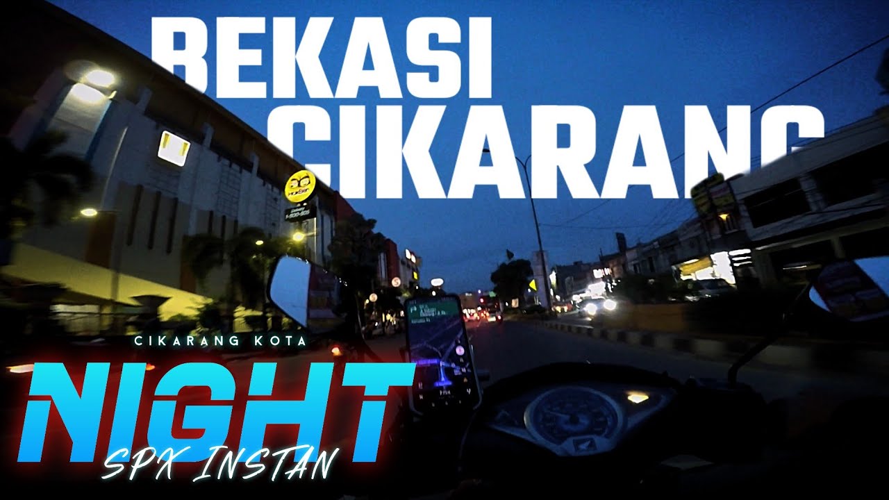 ANTER SPX INSTAN MALAM KE CIKARANG - DRIVER SHOPEE FOOD - YouTube