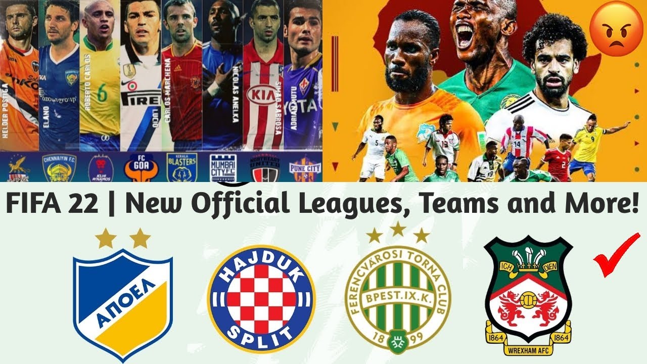 FIFA 22 News | All New Official Leagues, Teams and More! - YouTube