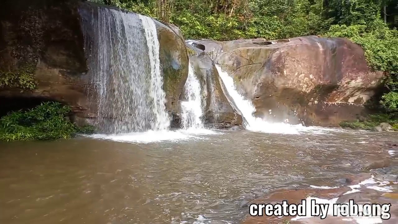 The most amazing nature beautiful waterfall upper stream Bengoh dam ...