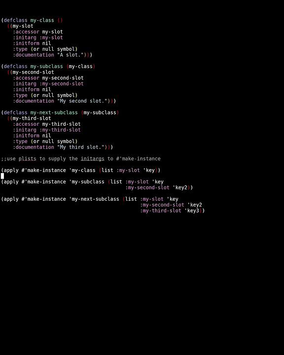 Quick Common Lisp Tip: Use plists to create instances of classes #shorts - YouTube