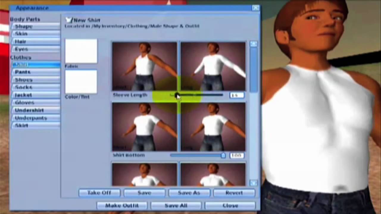 Second Life® Video Tutorial: "Edycja Wyglądu i Ubioru w Second Life" - YouTube