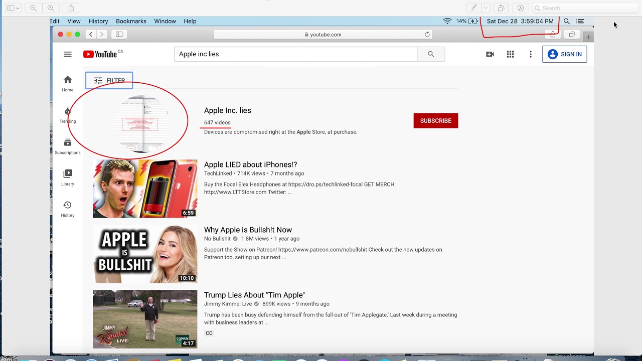 632: Channel Count is 647 - YouTube